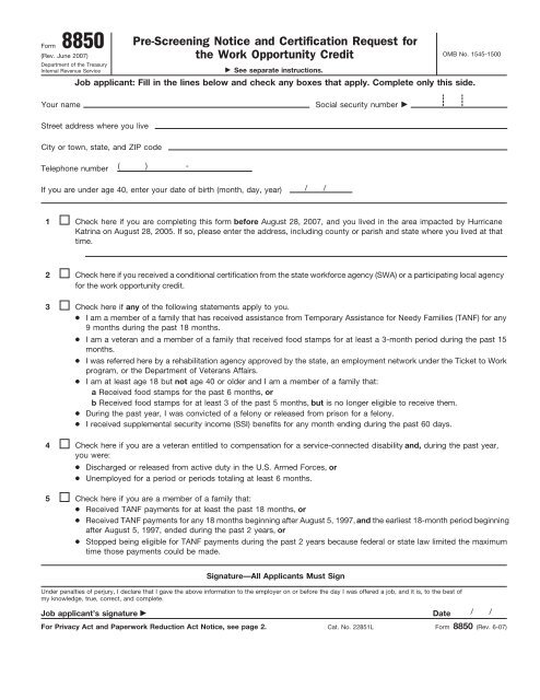 Pre-Screening Notice and Certification Request Form - Lutheran ...