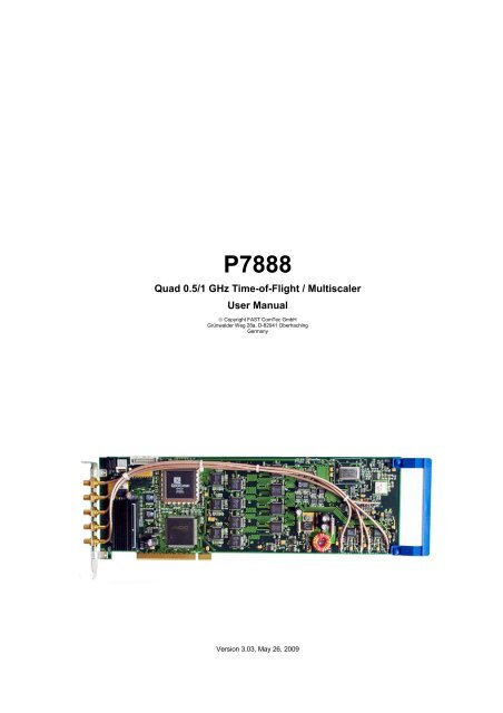 P7888 - FAST Comtec