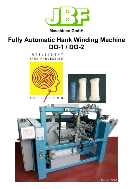Fully Automatic Hank Winding Machine DO-1 / DO-2