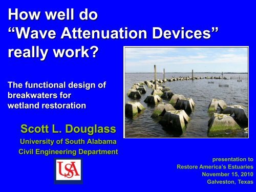 Wave Attenuation Devices - Restore America's Estuaries
