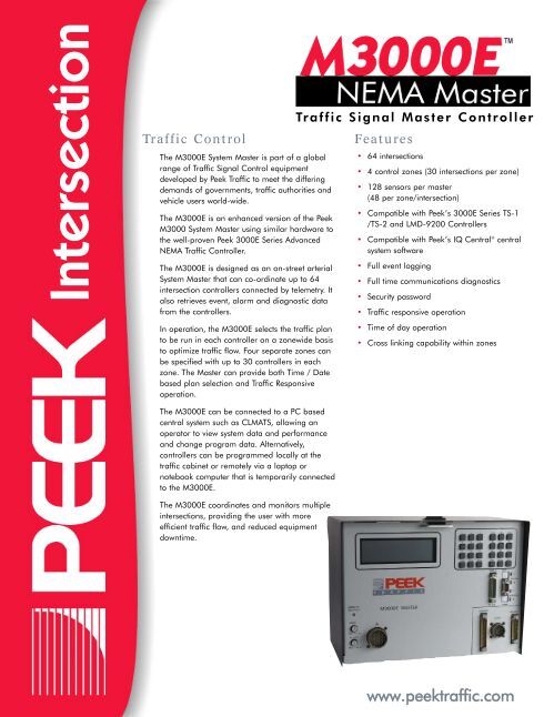 Data Sheet Pdf - Peek Traffic