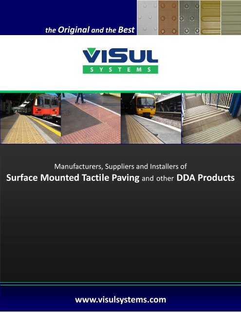 Surface Mounted Tactile Paving and other DDA Products