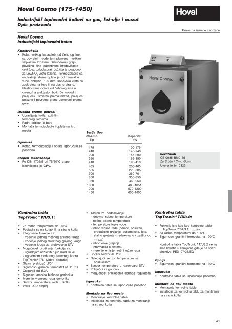 Hoval Cosmo (175-1450)