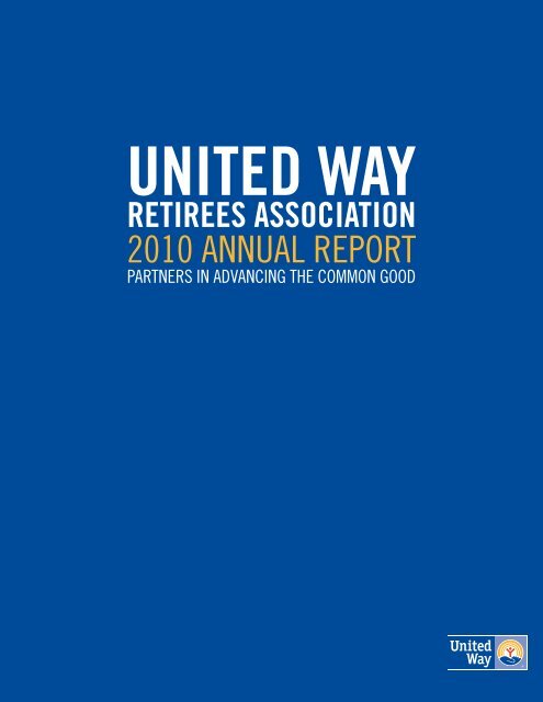 Uwra Annual Report United Way Retirees Association