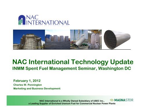 NAC International Technology Update - RAMPAC