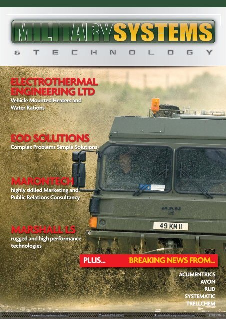 marontech electrothermal engineering ltd eod solutions marshall ls
