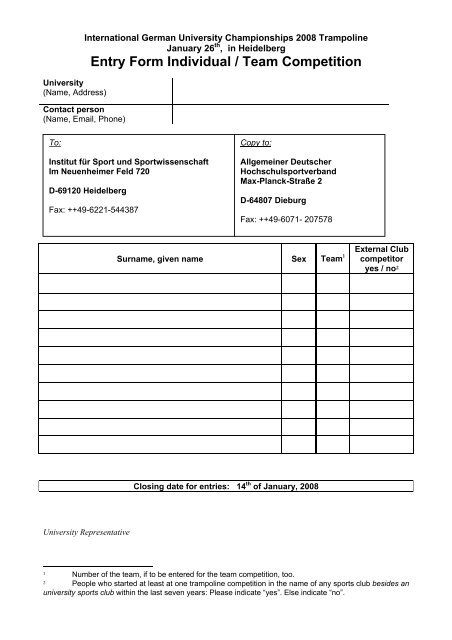 Competition entry form (pdf) - unitramp.de