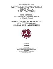 safety compliance testing for fmvss no. 103 windshield defrosting ...