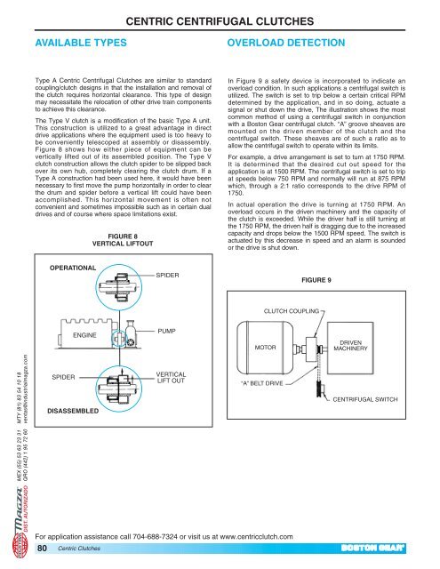 CENTRIC CENTRIFUGAL CLUTC