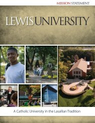 Campus Map (Romeoville) - Lewis University
