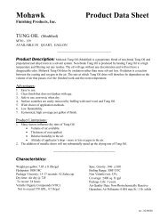 Color Chart - Mohawk Finishing Products