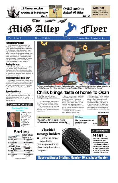 Chili's brings 'taste of home' to Osan - Osan Air Base