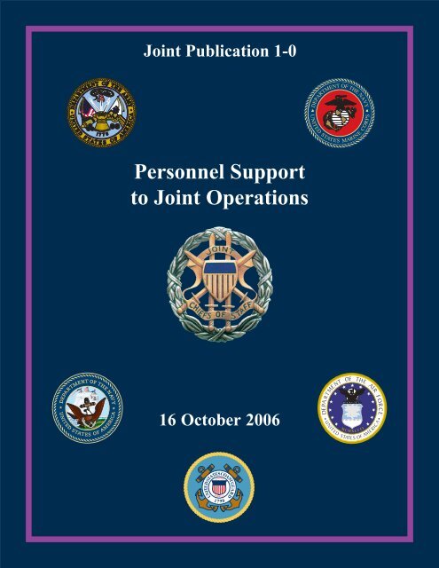 JP 1-0 Personnel Support to Joint Operations - BITS