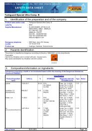 SDS - Tankguard SF Comp. A - Jotun