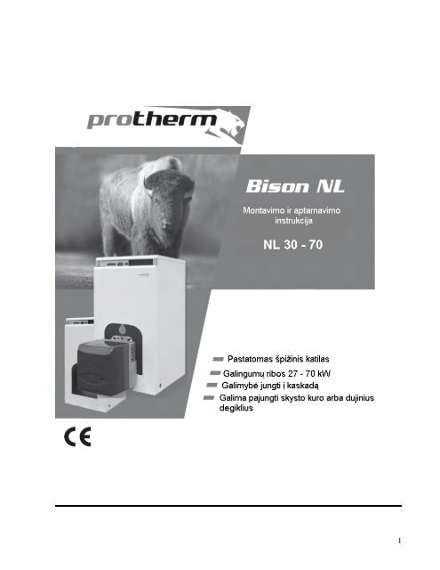 Instrukcija Bizonas NL - Protherm