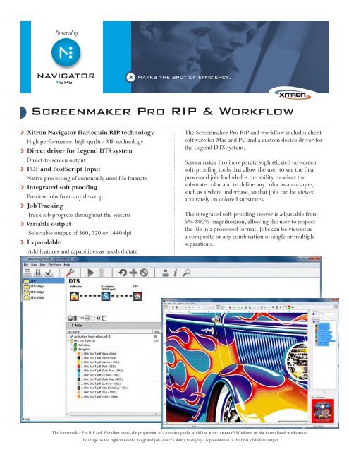 Screenmaker Pro RIP & Workflow - Xitron