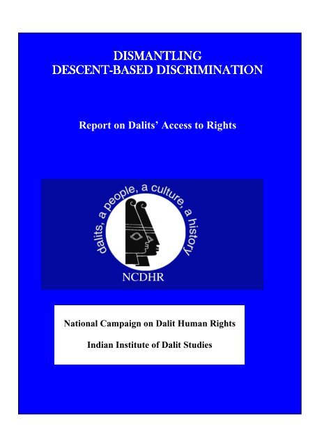 dismantling dismantling descent-based discrimination based ...