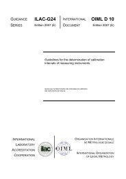 Guidelines on the Reporting of Compliance with Specification - ILAC