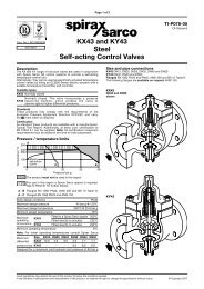 Self-Acting Temperature Controls with 2-Port Valves - Filter