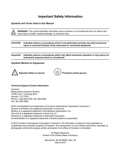 Symbols and Terms Used in