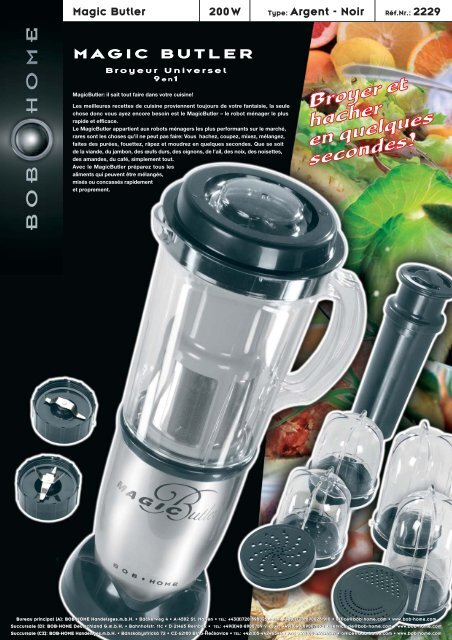 MAGIC BUTLER - BOB HOME