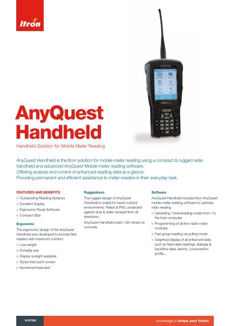 AnyQuest Handheld - Itron