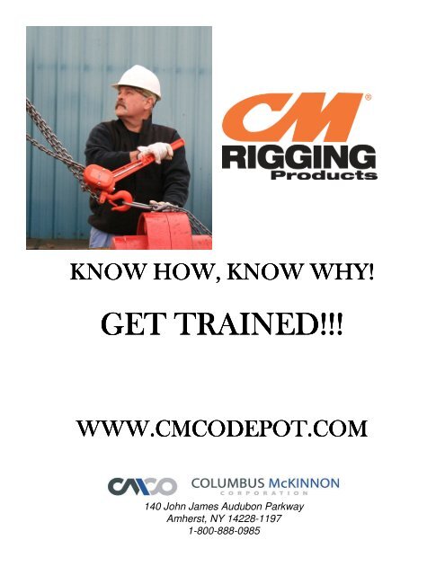 Rigging Training and Certification Flyer