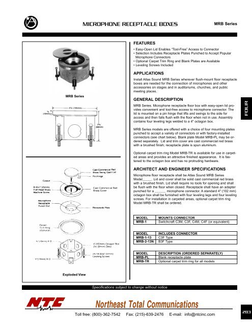 Communication Systems Accessories - NTC Inc.