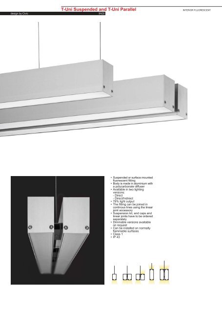 product update - interior fluorescent - tuni.fh11 - Spazio Lighting