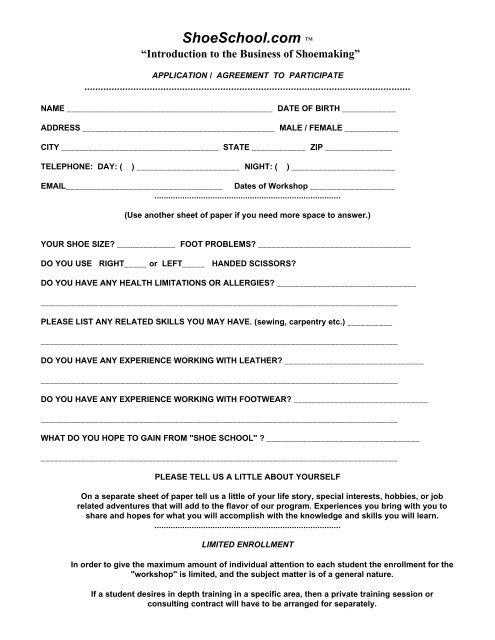 View & Print Application Form