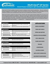 Carbothane 134 Series - Carboline