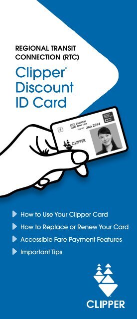 Your RTC Clipper Card (Tagged)