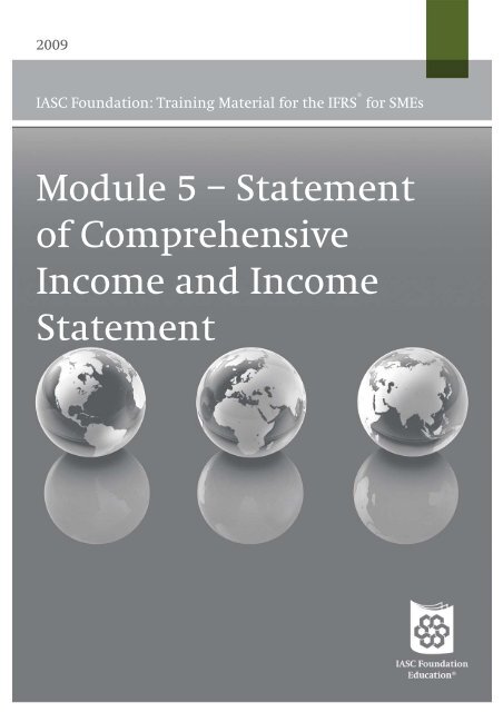 Module 5 â Statement of Comprehensive Income and ... - Focus IFRS