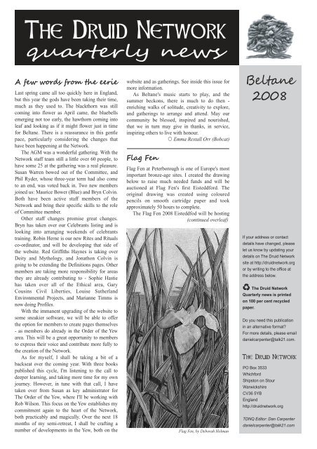 Beltane 2008 p1.ai - The Druid Network