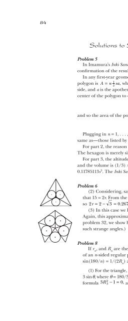84 Chapter 3 Solutions to