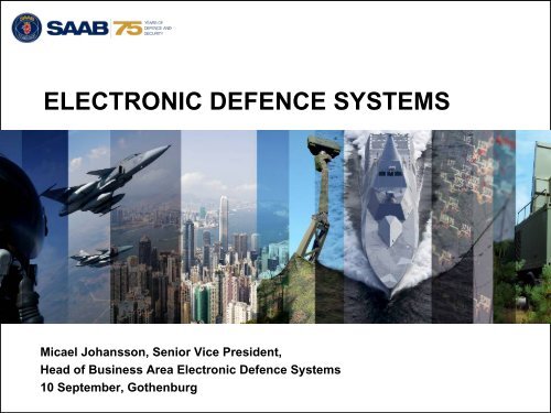 electronic defence systems - Saab