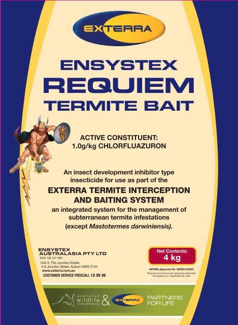 EXTERRA REQUIEM Termite Bait Label