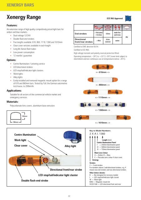 Xenergy Range - Emergency Vehicle Solutions