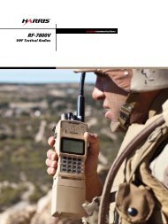 RF-6705 Tactical Chat IP - Harris RF Communications - Harris ...