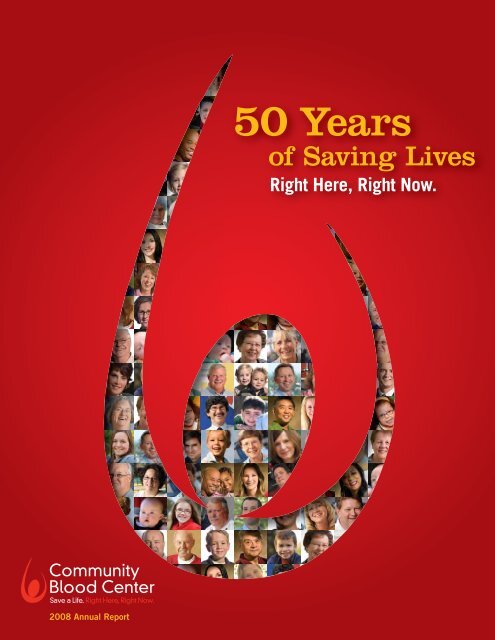 50 Years of Saving Lives - Community Blood Center