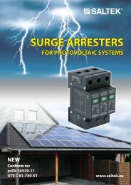 Tridelta_Metal Oxide Surge Arrester_Type SBKC