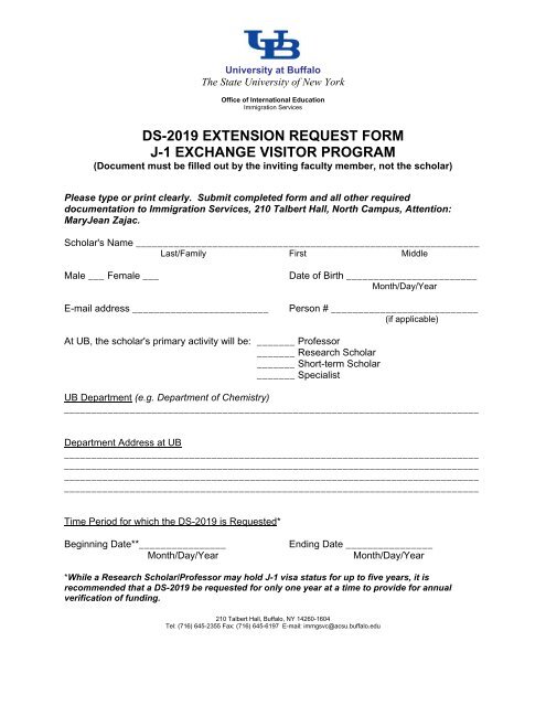 ds-2019 extension request form j-1 exchange visitor program ds-2019 extension request form j-1 exchange visitor program