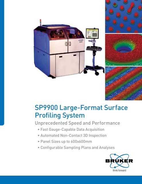 SP9900 Large-Format Surface Profiling System - Bruker