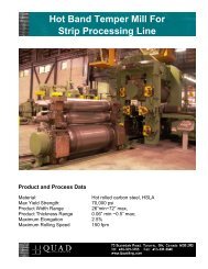 Pup Coil Crush & Removal System For Temper Rolling Mill ...