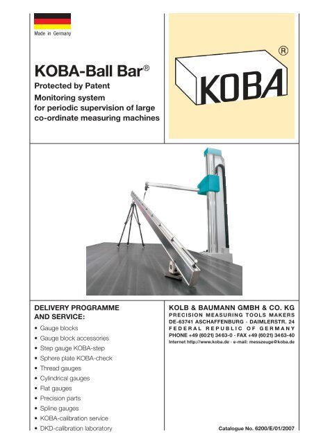 KOBA-Ball bar - GRG