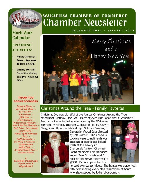 Chamber Newsletter - Wakarusa Chamber of Commerce