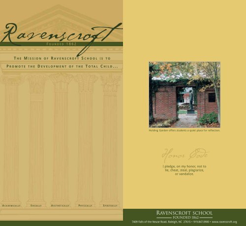 Honor Code - Ravenscroft School