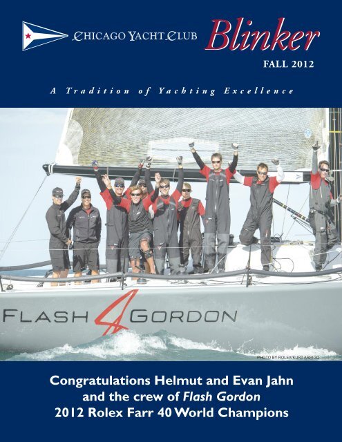 Congratulations Helmut and Evan Jahn and the crew of Flash ...