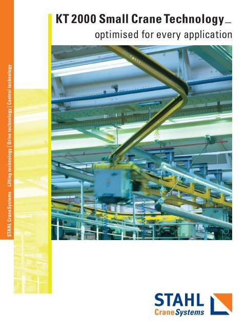 KT 2000 Small Crane Technology - STAHL CraneSystems GmbH