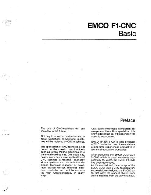 EMCO F1-CNC